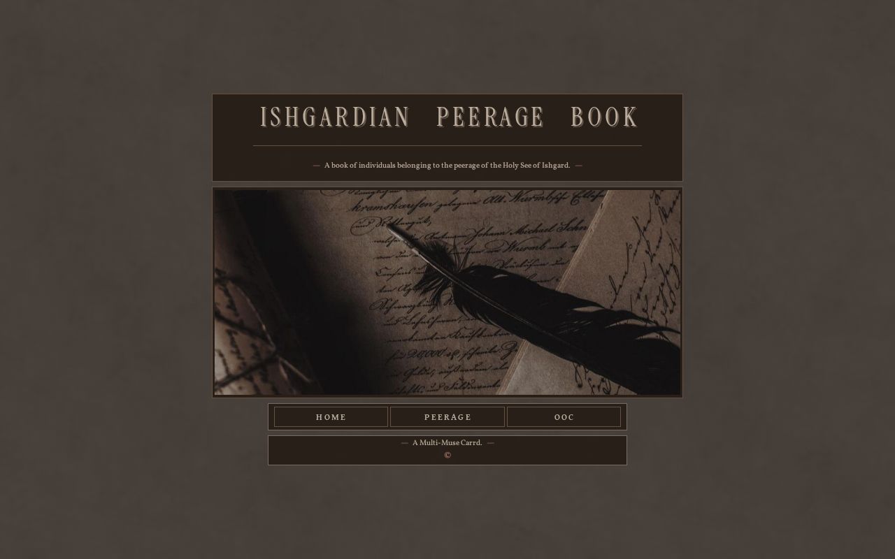 Ishgardian Peerage Book